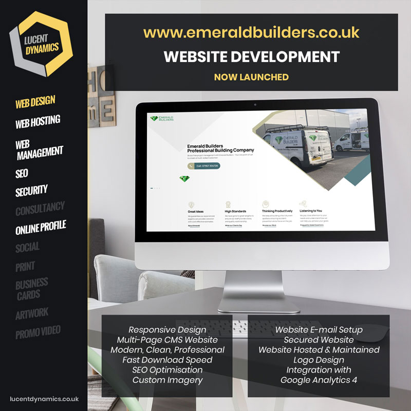 Website Design Bournemouth, Poole, Christchurch - Lucent Dynamics